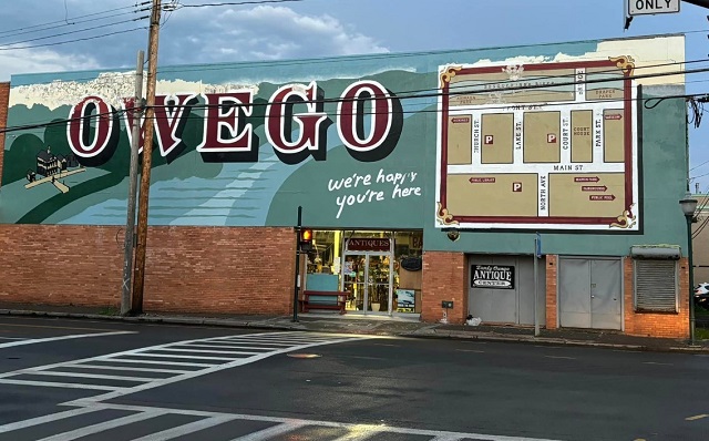 Village mural gets facelift in Owego | WYXL-HD2 96.7 The Vine